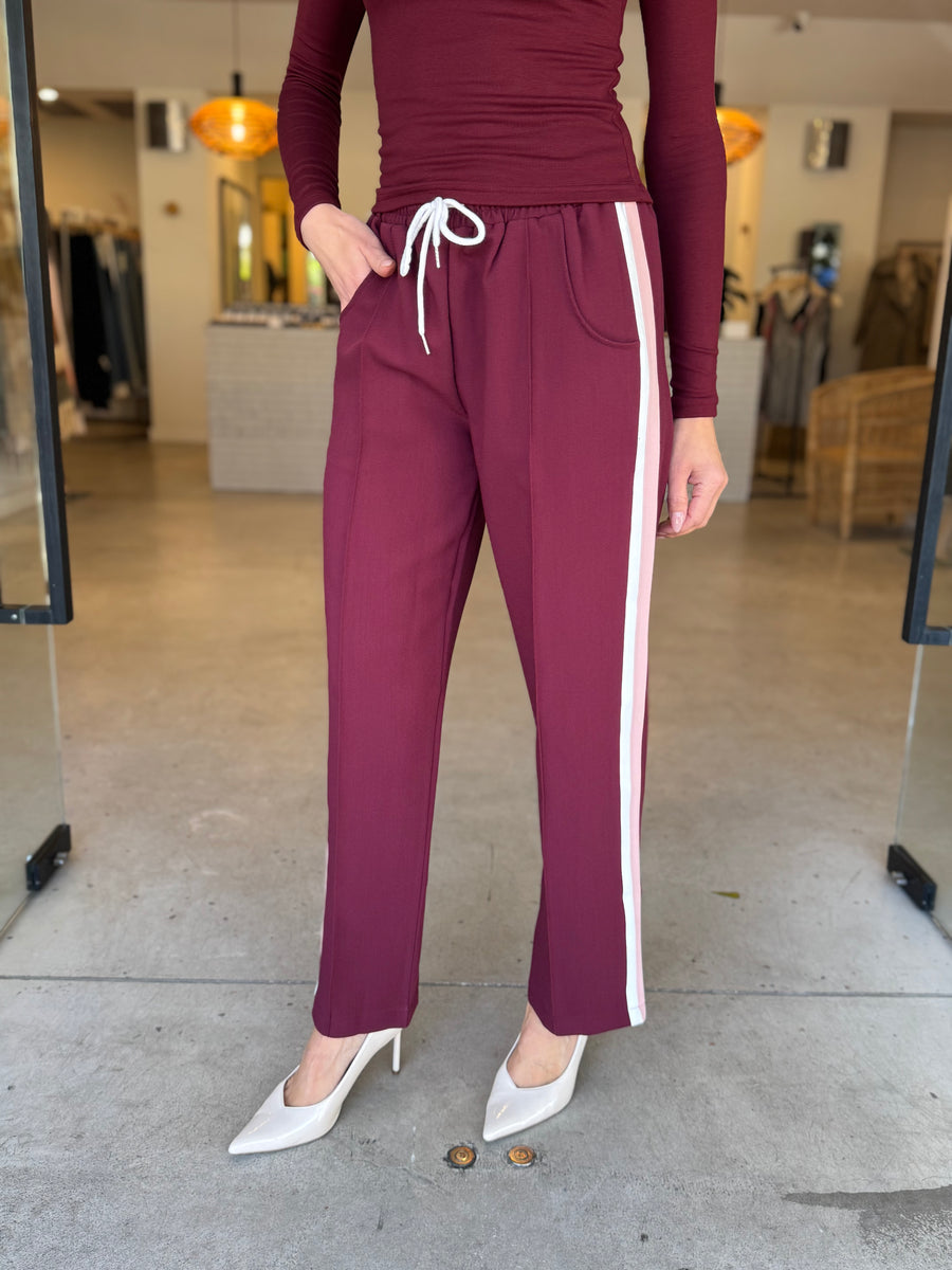 CASSIS TROUSER - PLUM – Wildchild Stylelab